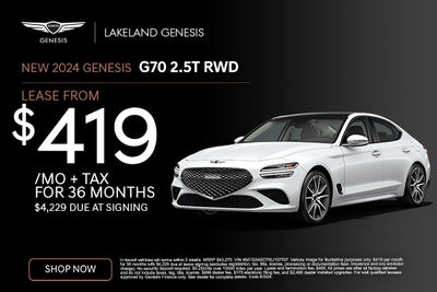 Genesis New Car Specials | Lakeland Genesis dealer in Lakeland FL
